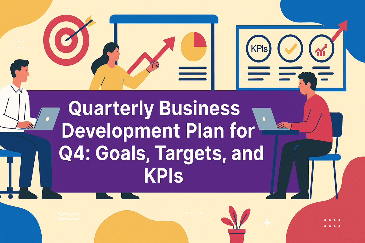 QUARTERLY BUSINESS DEVELOPMENT PLAN FOR Q4: GOALS, TARGETS, AND KPIS ...