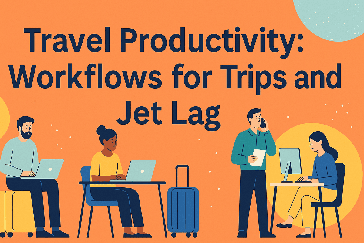TRAVEL PRODUCTIVITY: WORKFLOWS FOR TRIPS AND JET LAG | Pinnacle Corporate